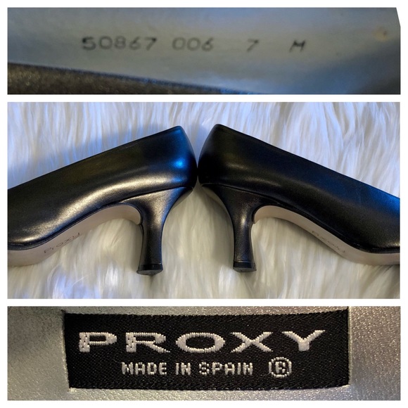 Proxy | Shoes | Proxy Charity Pewter Leather Heels Pumps Euc | Poshmark